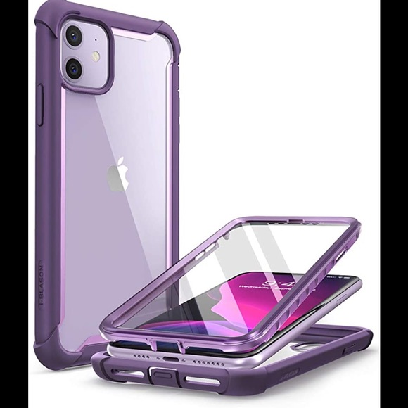 Accessories | Dual Layer Rugged Clear Bumper Casebuiltin Screen | Poshmark